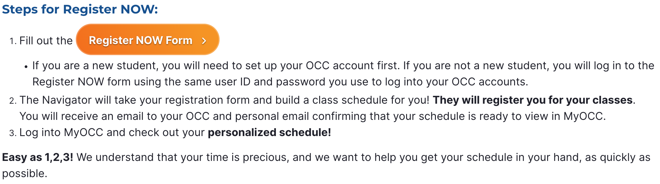 Register NOW! | Onondaga Community College